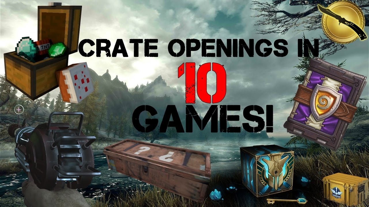 Opening CRATES in 10 GAMES! (CS:GO,LoL,Overwatch, Hearthstone AND MORE ...