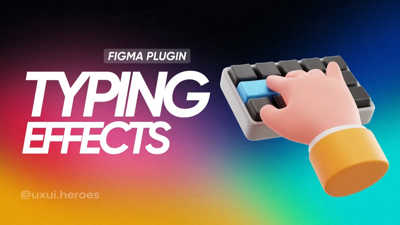 Realastic typing effect in figma in just 2mins #figmadesign #figmaplugins #figmatips - YouTube