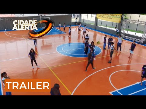 Trailer da Cidade acompanhou e quadra de escola tá novinha!
