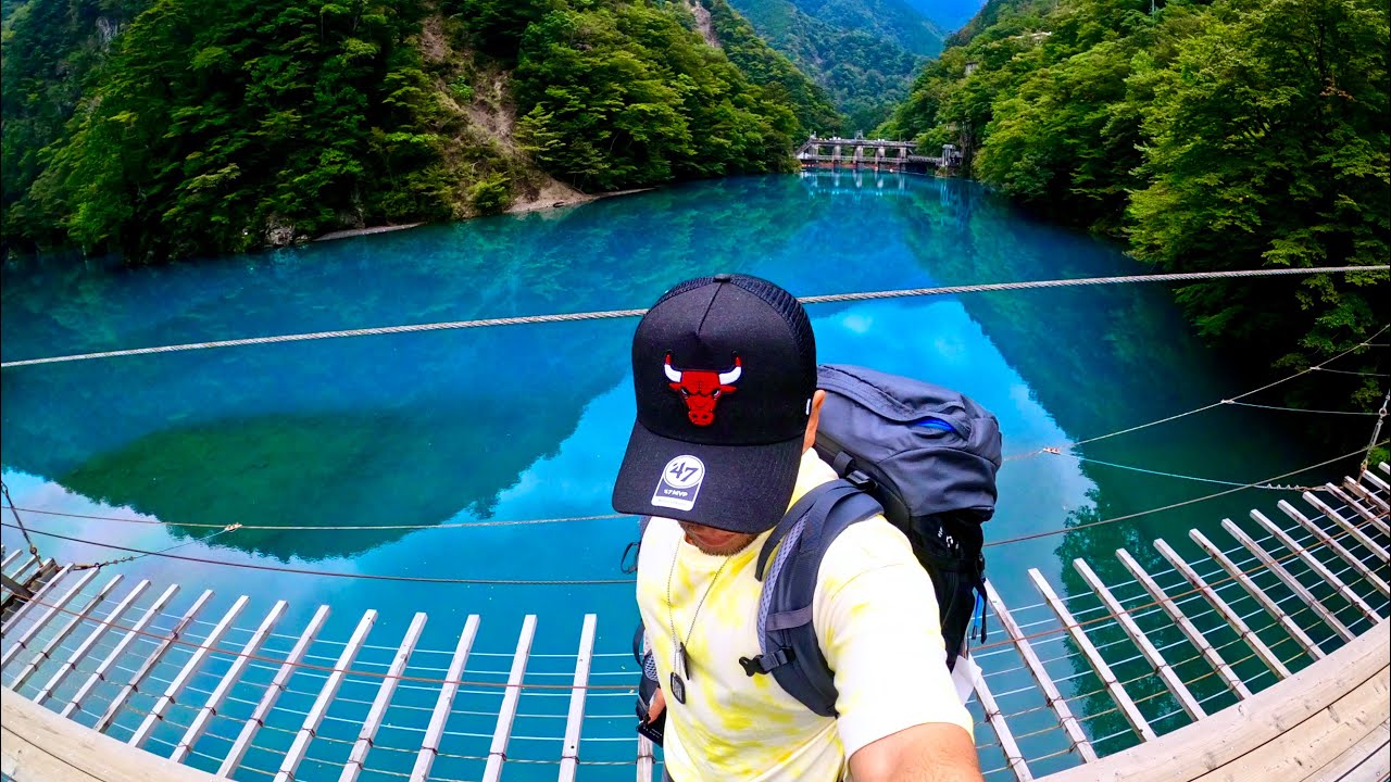 Sumatakyo Dream Suspension Bridge | Hiryu Bridge | Steep V-Shape Valley ...