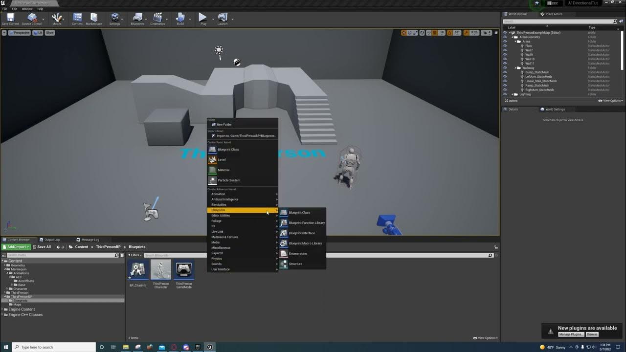 Unreal Engine - Part 1 Setup (Head Rotation ALS Style) - YouTube