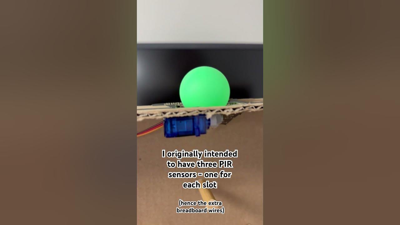 Simulating a Pachinko game using Arduino w/ a servo motor and PIR sensor #confedimd #arduino ...