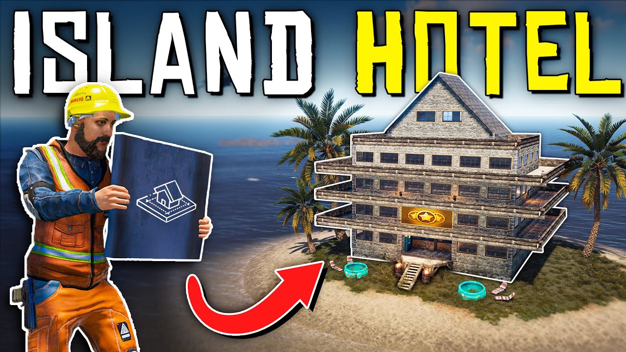 Building a ROLEPLAY HOTEL on an ISLAND - Rust Shop Roleplay - YouTube