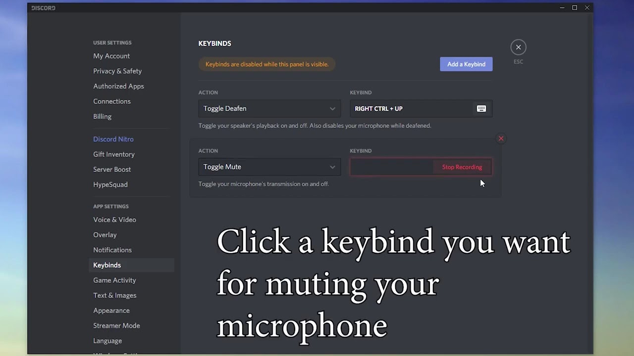 How to make mute hotkeys in discord - YouTube