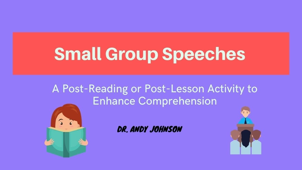 SMALL GROUP SPEECHES - YouTube