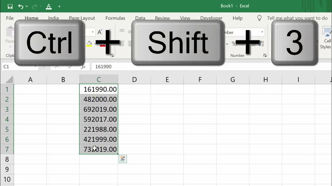 Amazing short cut key in Microsoft Excel@COMPUTEREXCELSOLUTION - YouTube