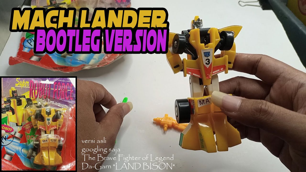 Robot Mach Lander nihh Boss. Knockoff Bootleg! Transform F1. Part dari ...