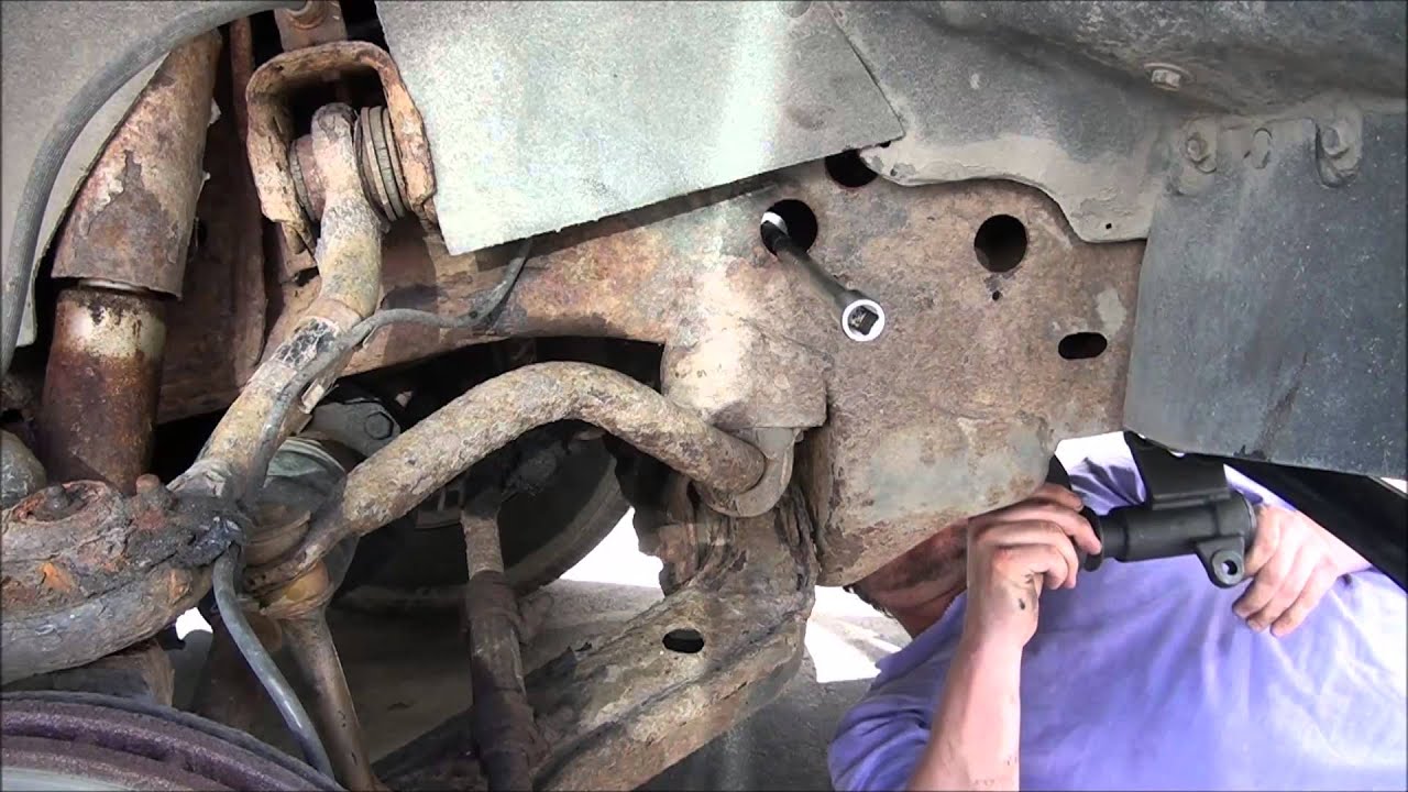 DIY - How to Remove the Idler Arm Bracket and Idler Arm - YouTube