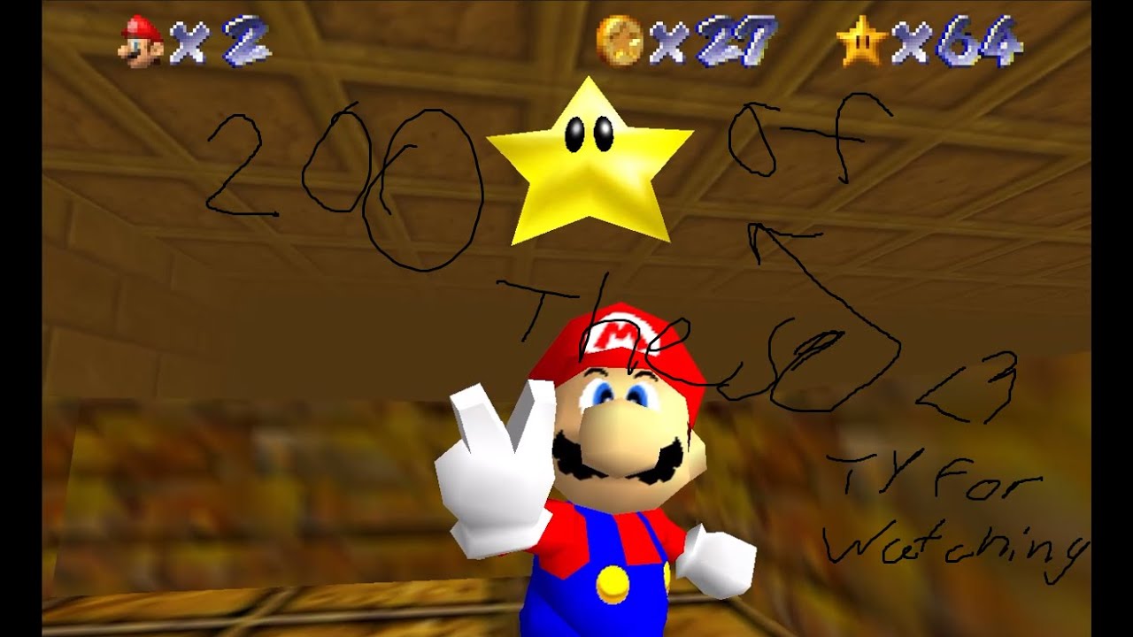 Mario's Nightmare 64 (Course 8 Sandstorm Desert - Star 4 Conquer The ...