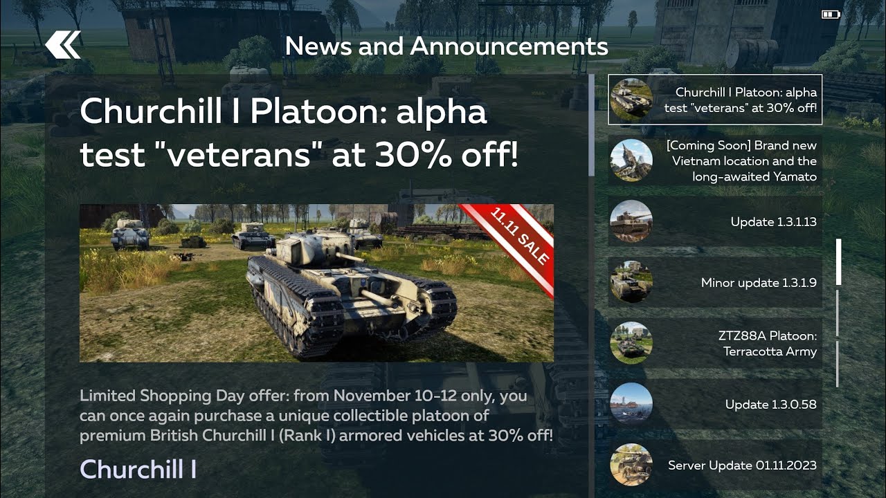 Churchill I Sherman II Cromwell V AEC AA play 👌 war thunder mobile ...