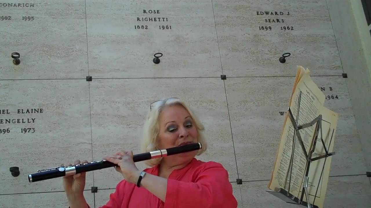 Casterede etude 5, Elizabeth Gaston, flute - YouTube