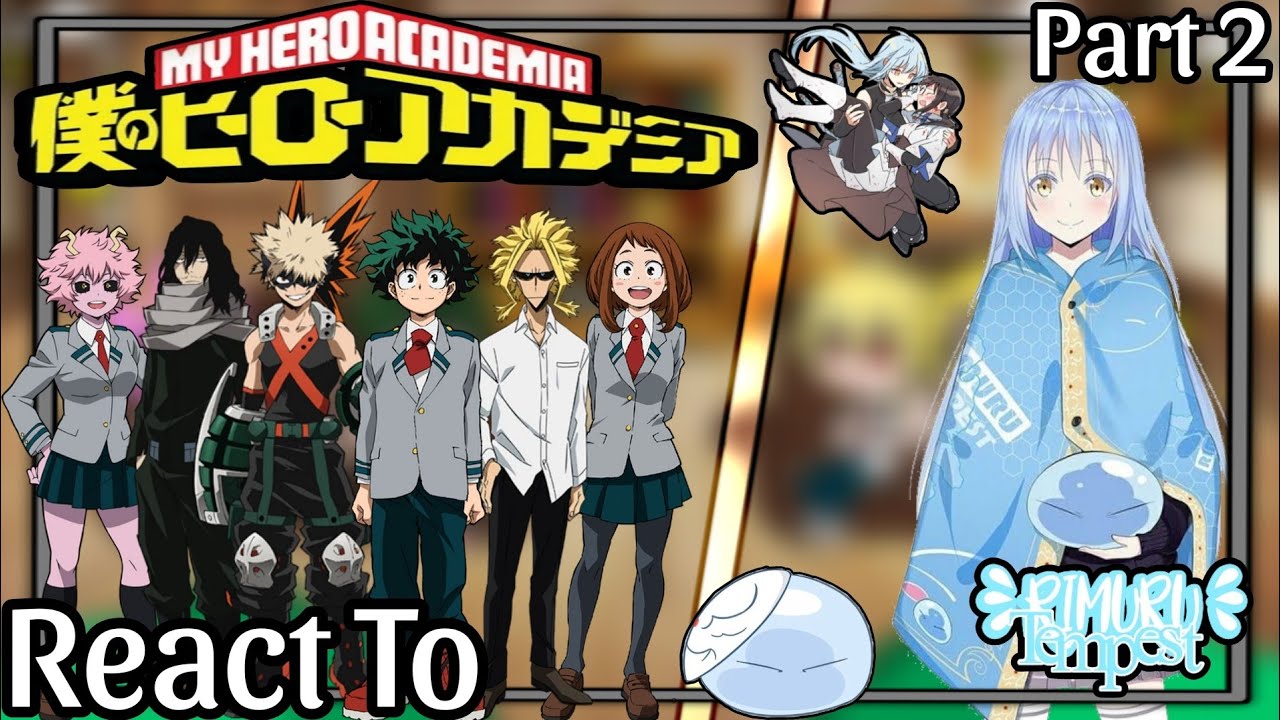 Past My Hero Academia React To Rimuru Tempest As Supreme Deity | Part 2 ...