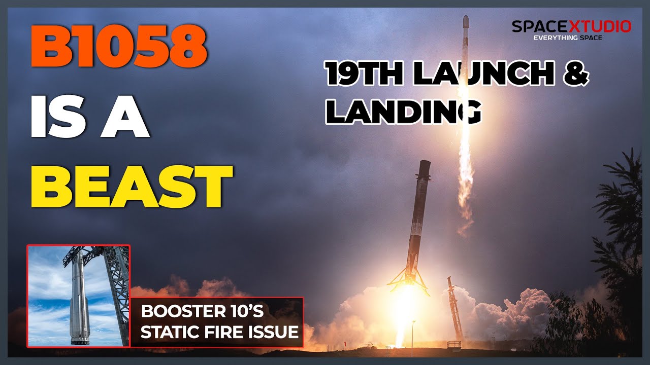 Booster B1058 is a Beast | Booster 1O Facing Hiccups during Static Fire ...