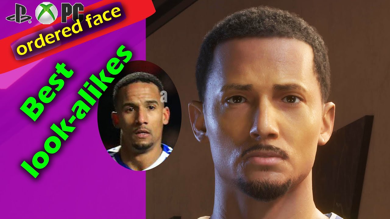 Scott Sinclair face EA FC 25 look alike - YouTube