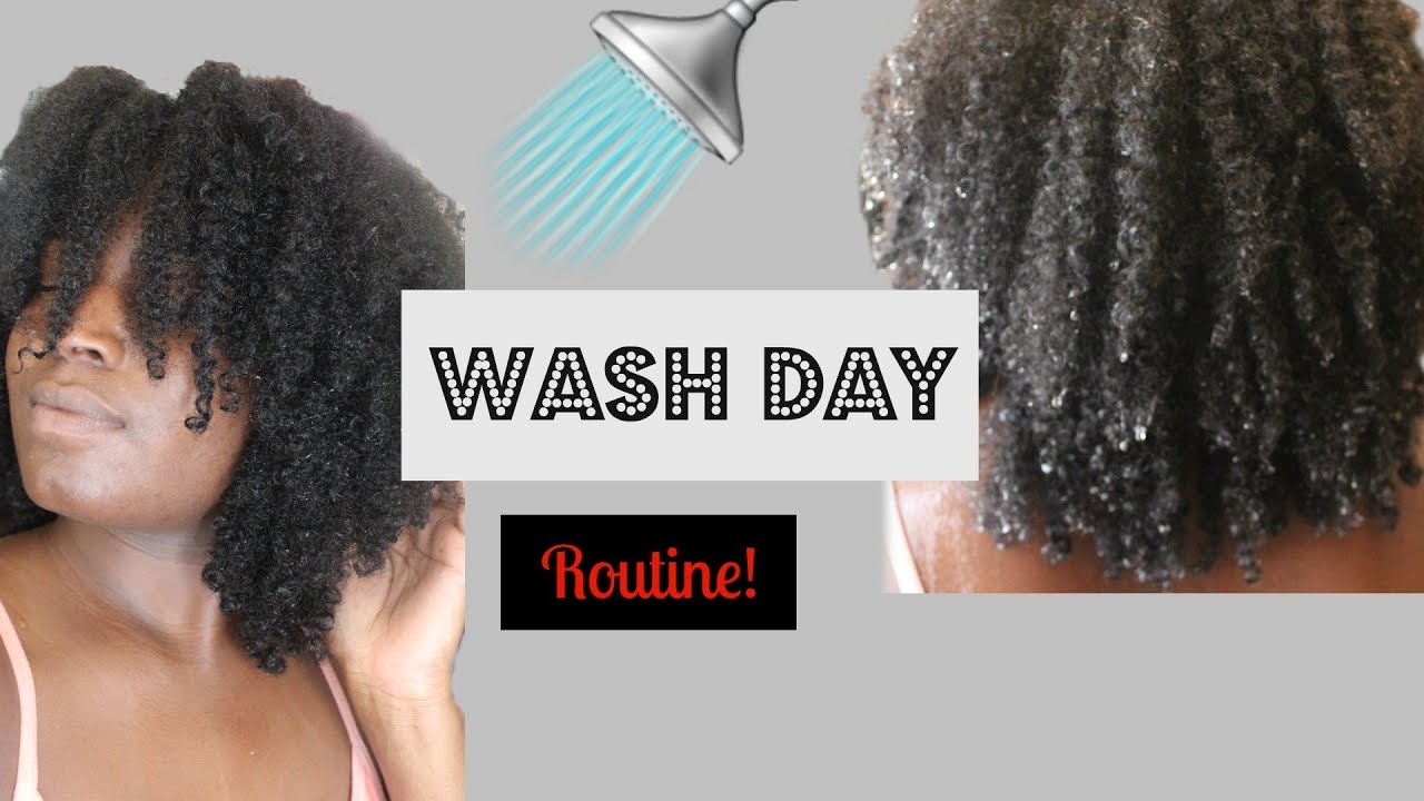 Natural Hair WASH DAY Routine (START TO FINISH) - YouTube
