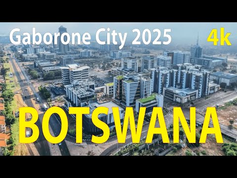 Gaborone City - Botswana 4K By Drone 2025