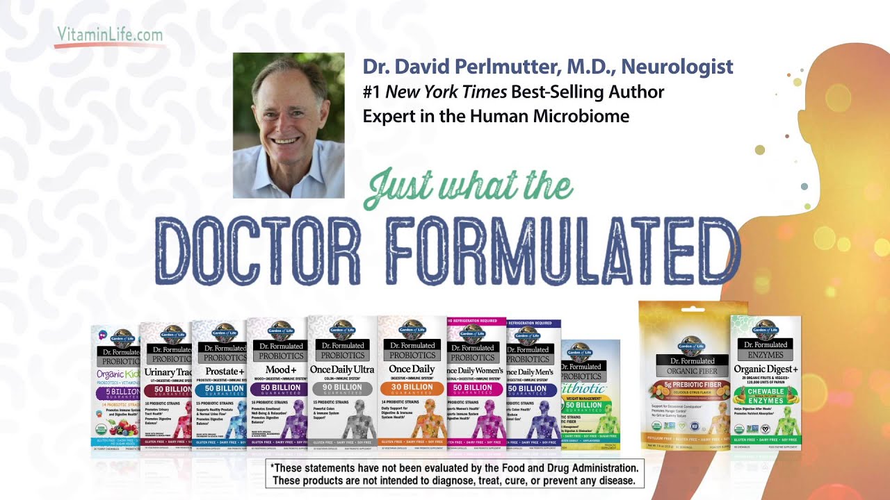 Dr Formulated Probiotics by Garden of Life - YouTube