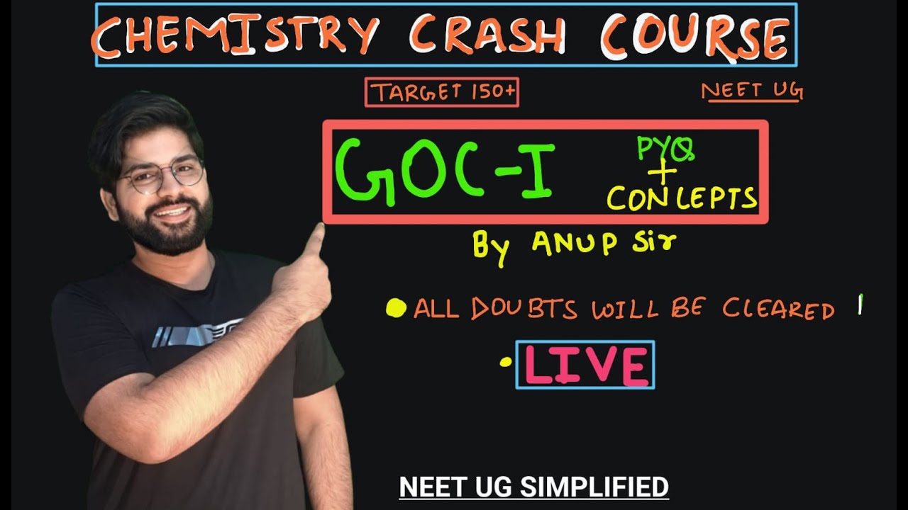 GOC I PYQs ONE SHOT | ALL CONCEPTS #neetug #chemistry - YouTube