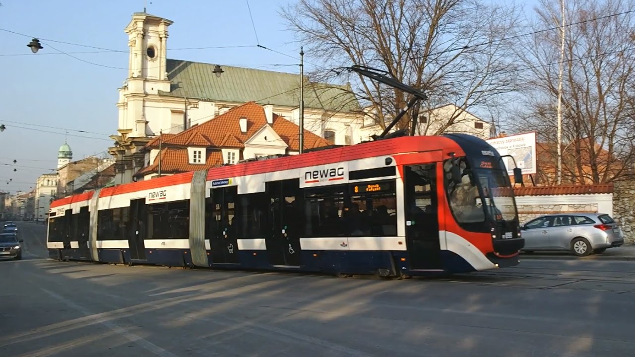 Newag Nevelo 126N - Nowe malowanie - MPK Kraków - YouTube