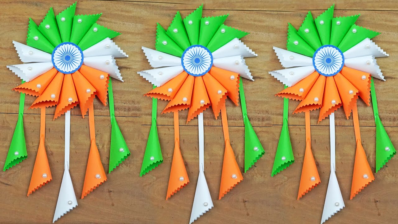 How to Make Things For Independence Day / Tricolor Craft Ideas ...