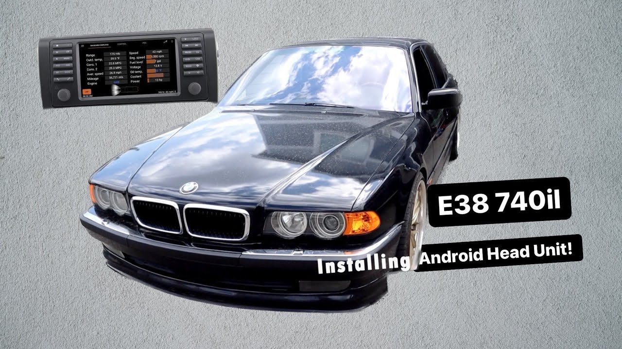 BMW E38 740il How to Install Android Head Unit! - YouTube