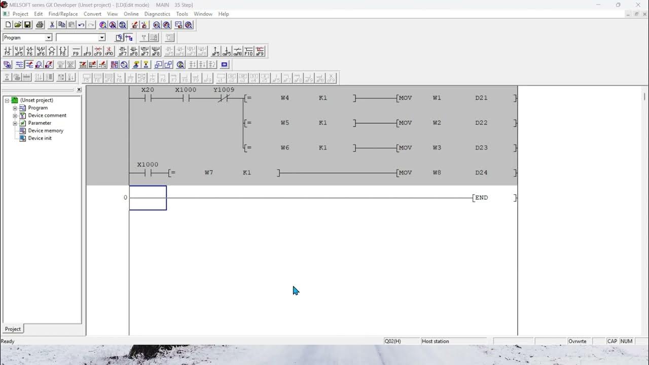GX DEVELOPER [ CONFIGURATOR-AD ] PROGRAMMING - YouTube