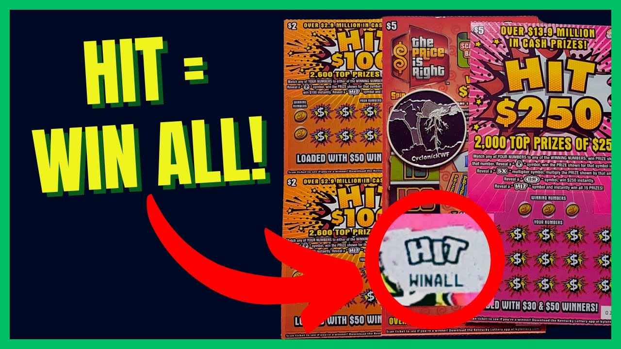 Hit for Win All! 💥 Hit $250 & Price Is Right Kentucky Lottery Tickets ...
