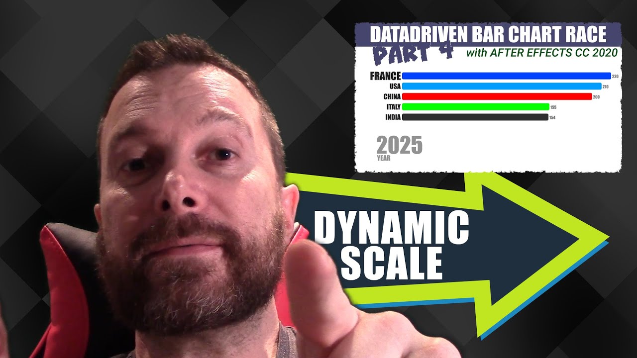 Create a Data Driven Bar Chart Race with After Effects Part 4 - YouTube