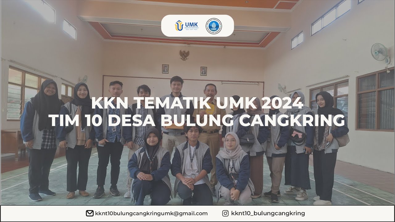 KKN Tematik UMK 2024 Tim 10 Desa Bulung Cangkring - YouTube