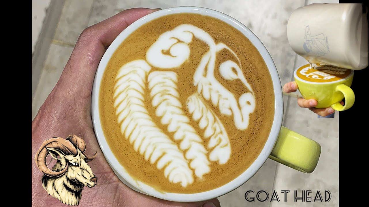 Latte Art | GOAT HEAD | Barista | Advance FreePour Latte Art | Coffee ...