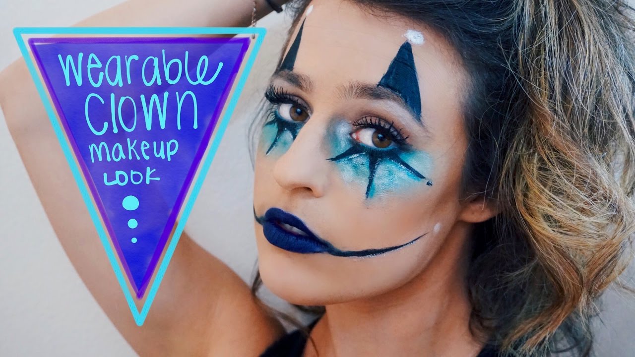 Easy Wearable Halloween Makeup: Clown - YouTube