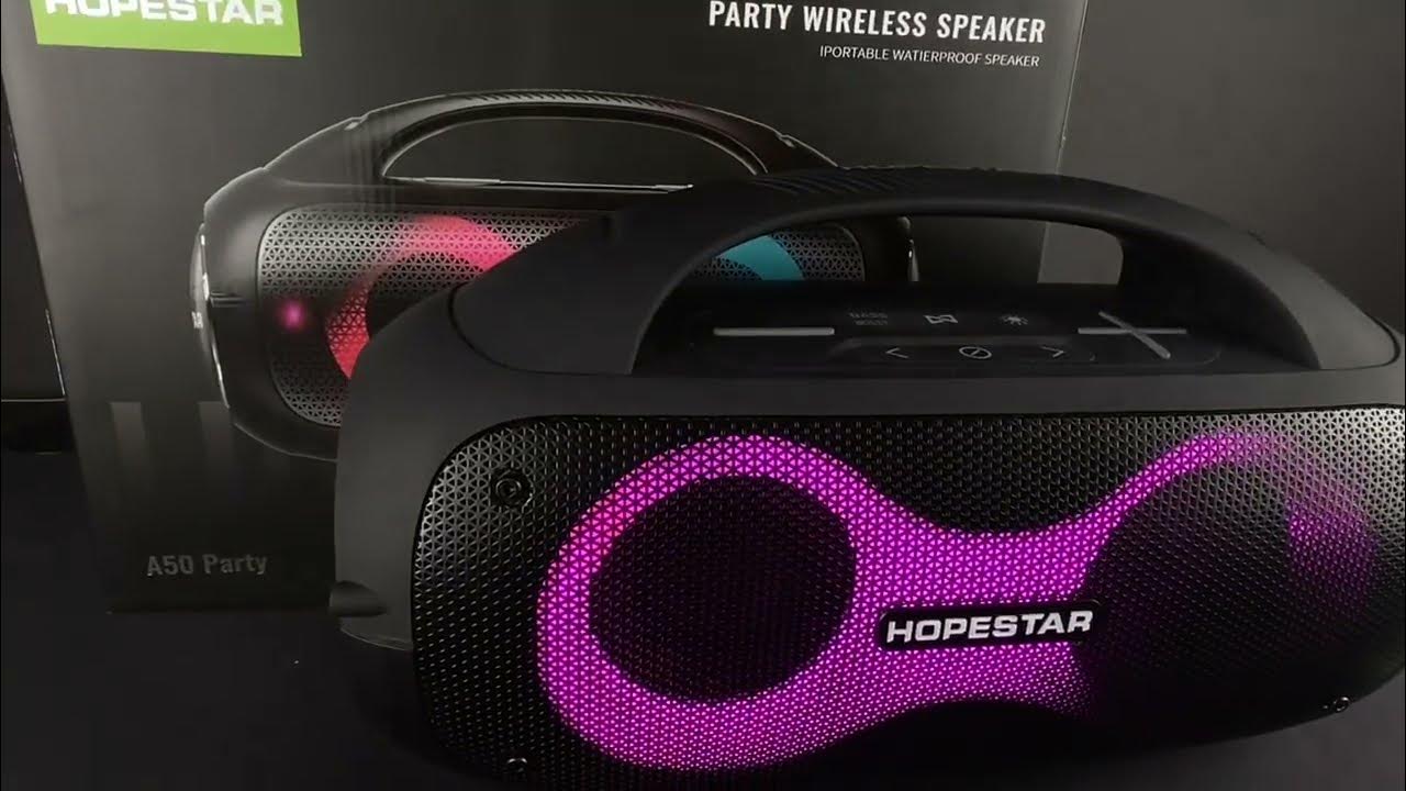 PARLANTE INALÁMBRICO HOPESTAR A50 PARTY - YouTube