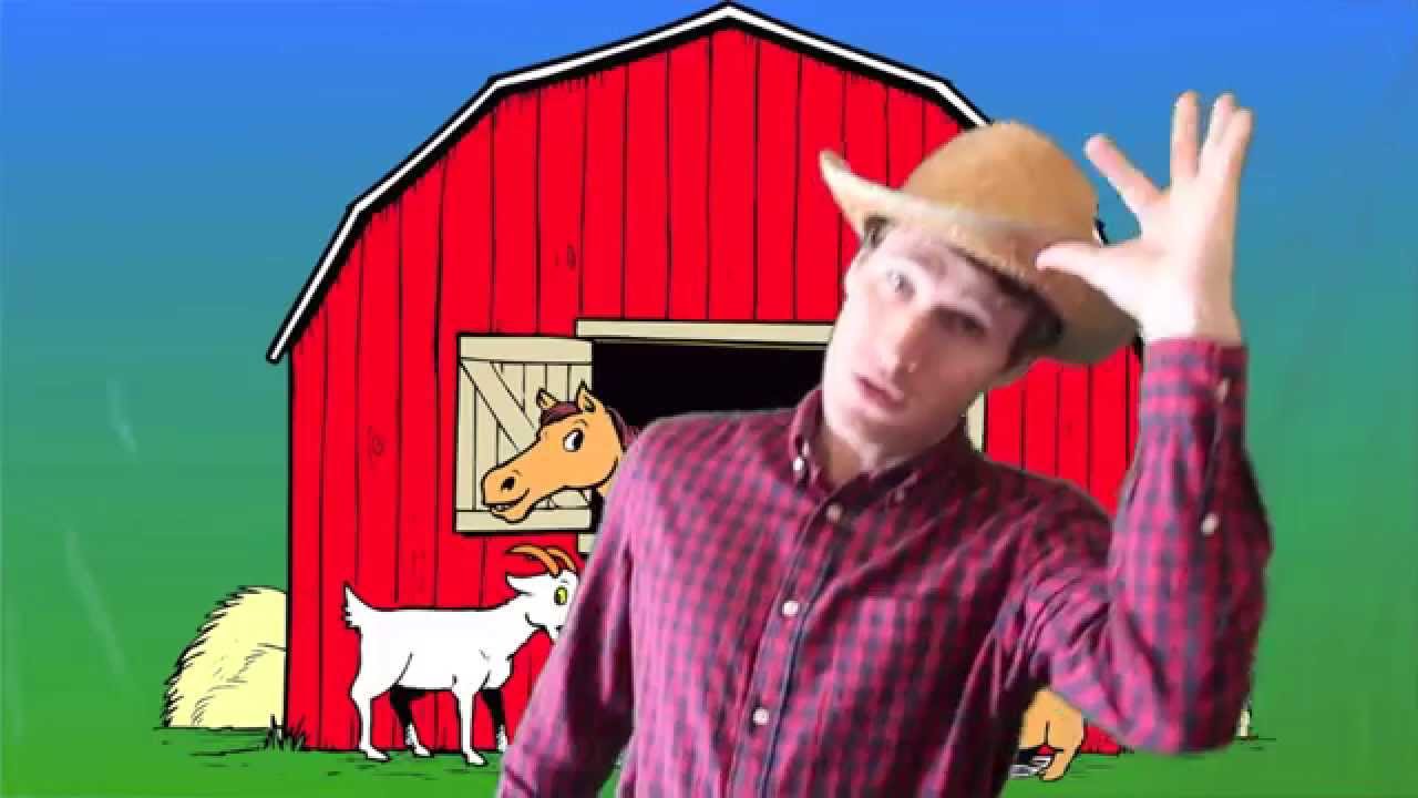 Farm Animals Song | We Live On A Farm | Song for children kids. - YouTube
