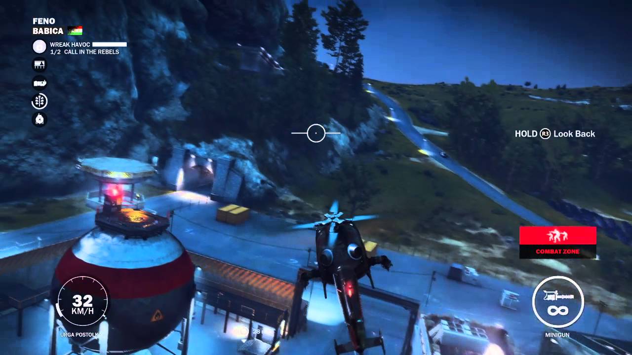 Just Cause 3 police station demolition - YouTube