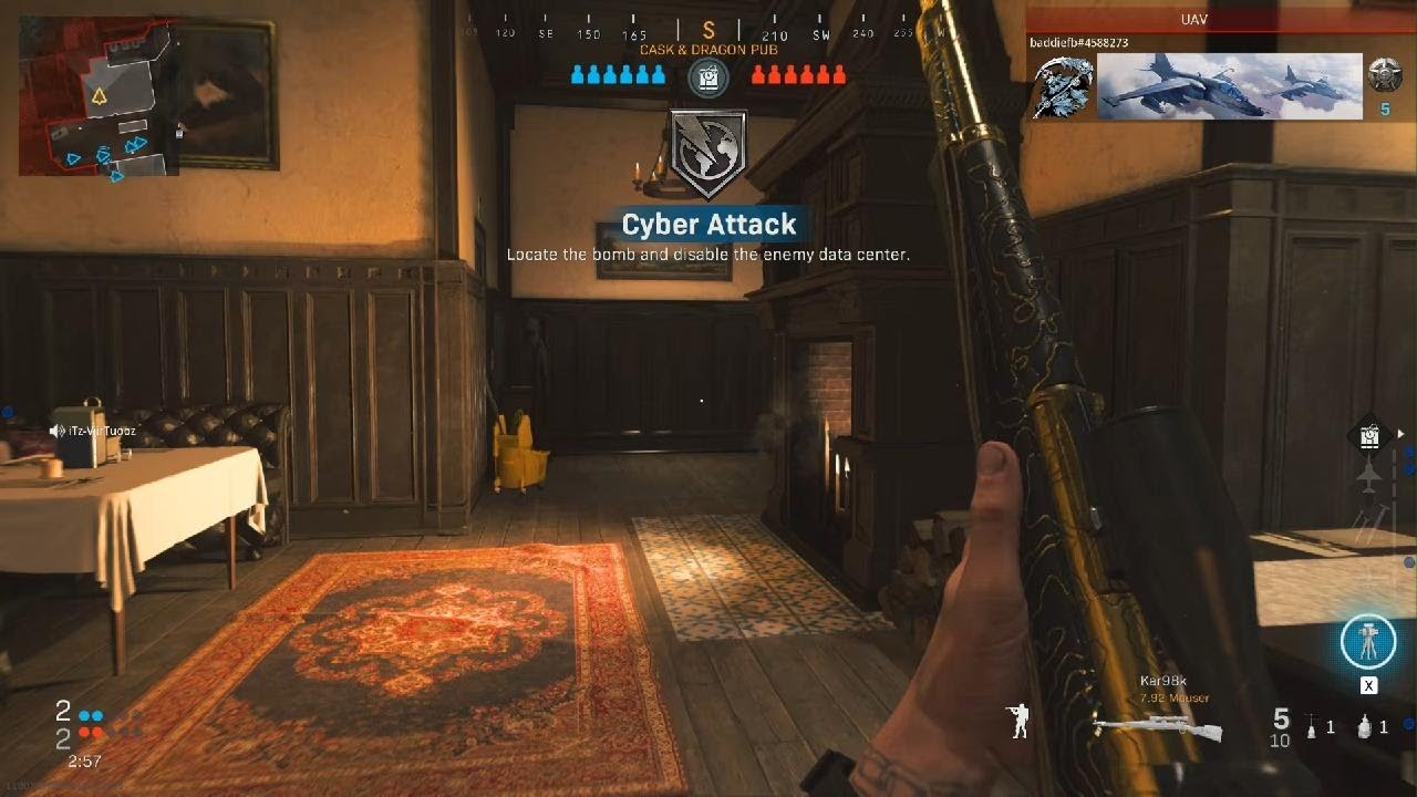 Hacker destroys the lobby (Call of Duty) - YouTube