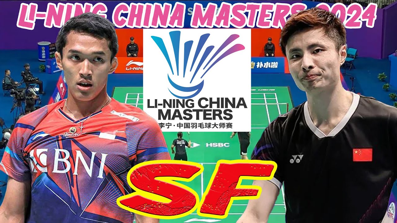 SF LI NING CHINA MASTER 2024 Live Stream Badminton - YouTube