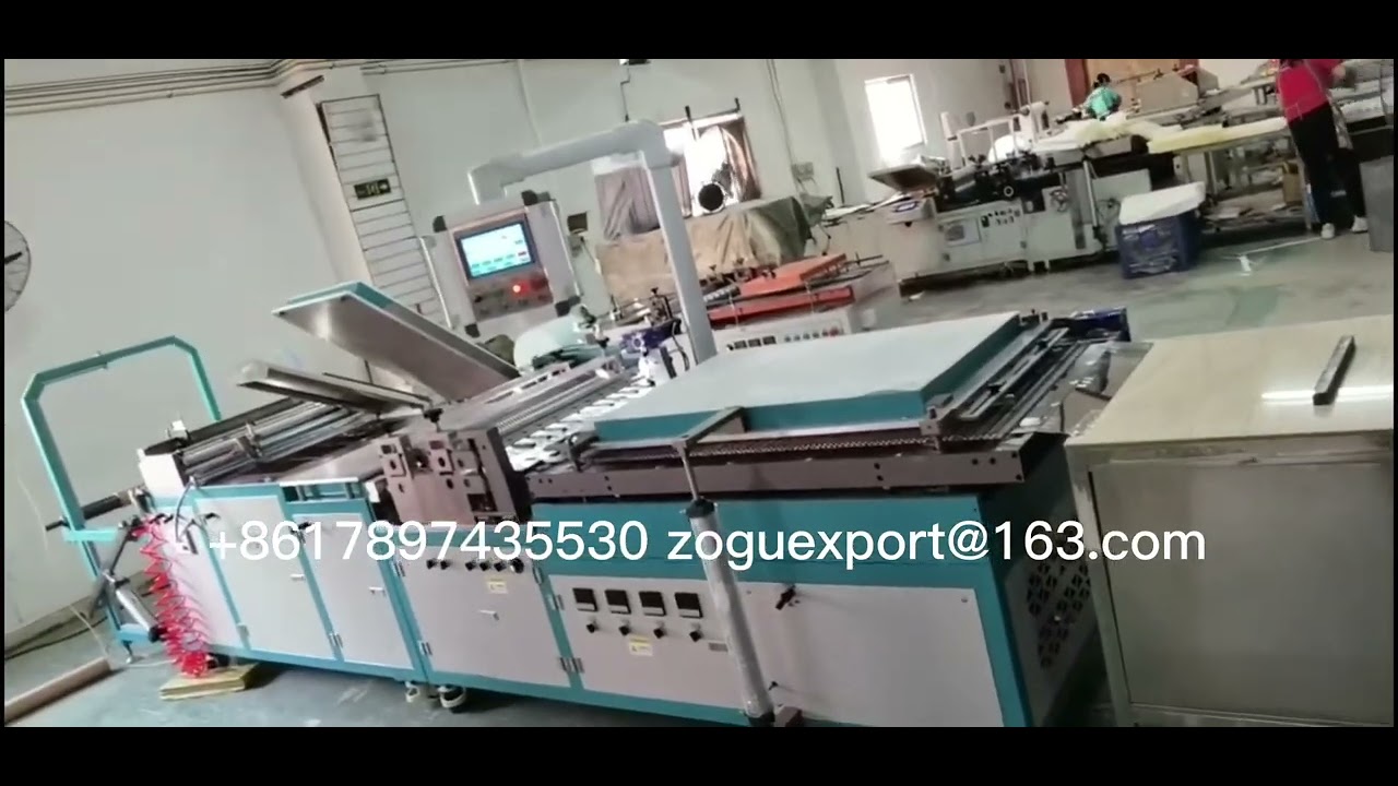 filter paper folding machine - YouTube