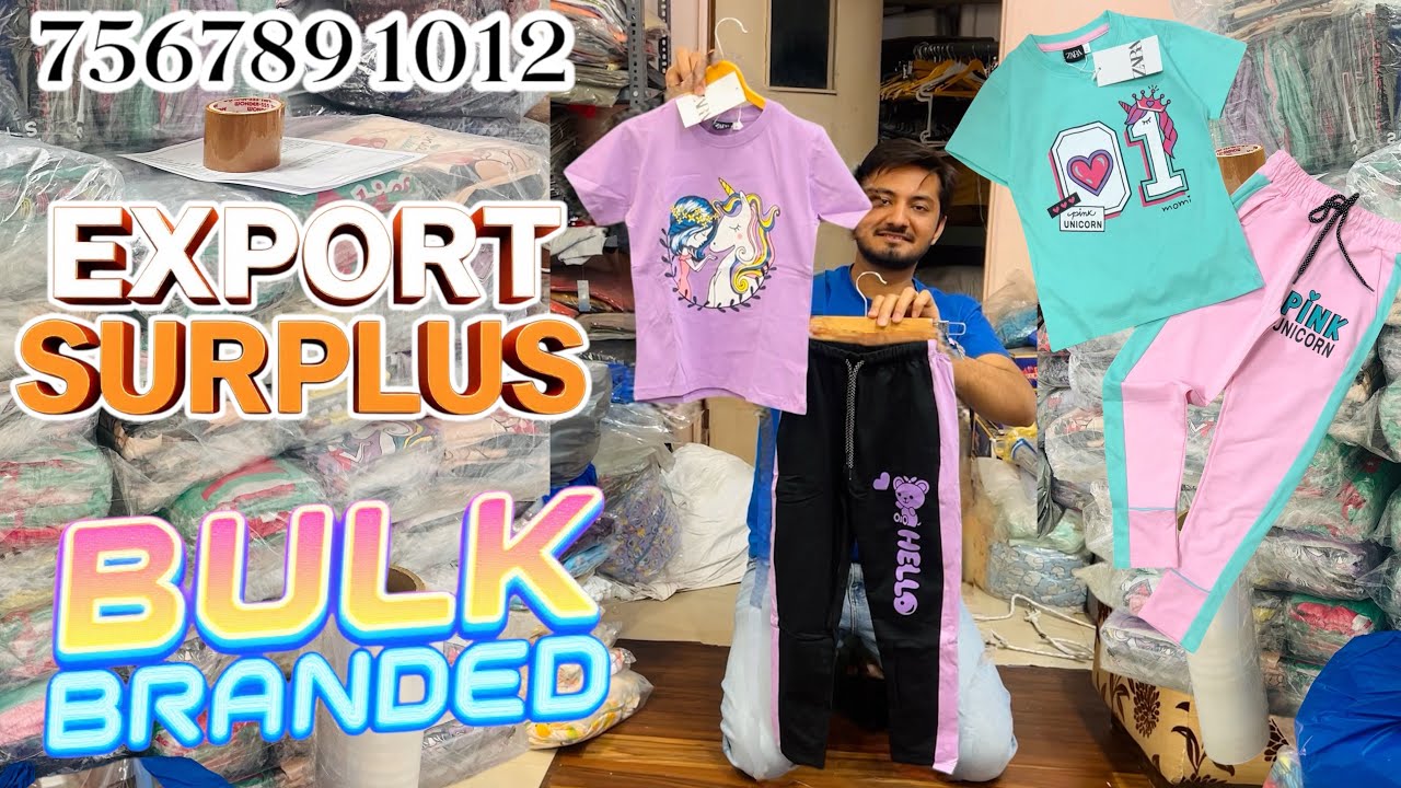Kids Branded Set Wholesale Market | Export Surplus Kids Wear | Kids ...