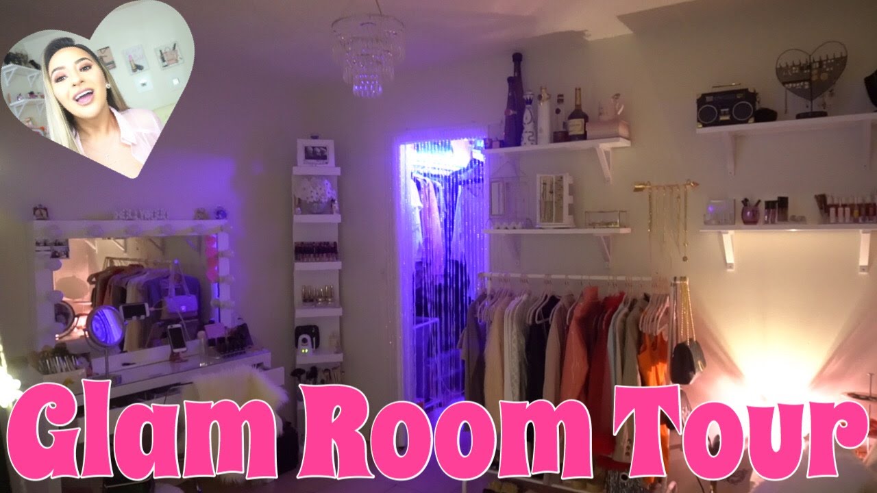 GLAM ROOM TOUR 💄👸🏼 - YouTube