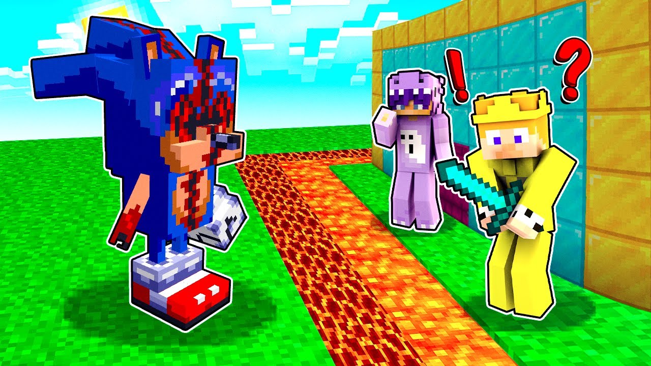 Sonic Exe Vs La Casa Mas Segura De Minecraft Youtube