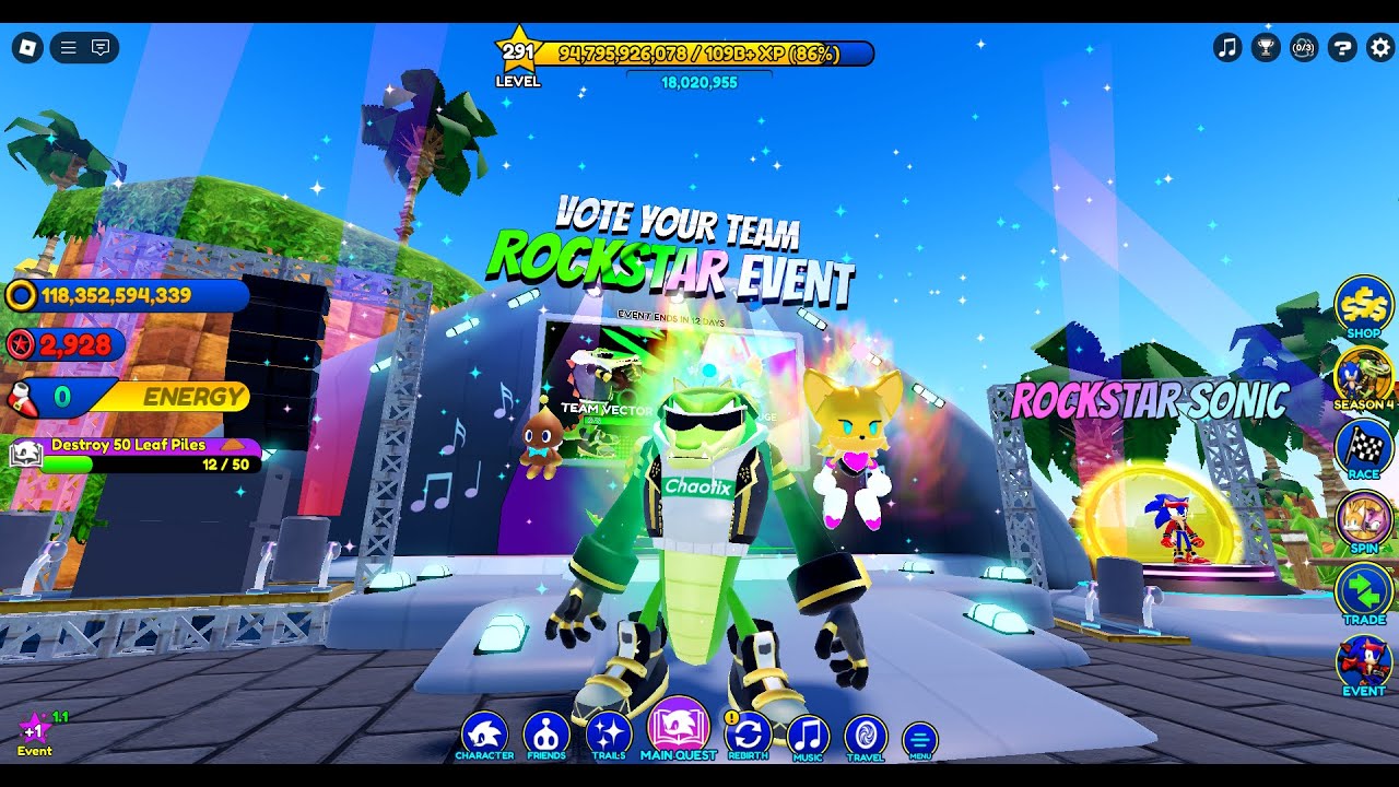 Unlocking DJ Vector!!! Sonic speed sim - YouTube