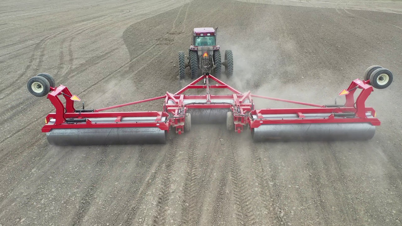 Rolling A Field, April 2020. - YouTube