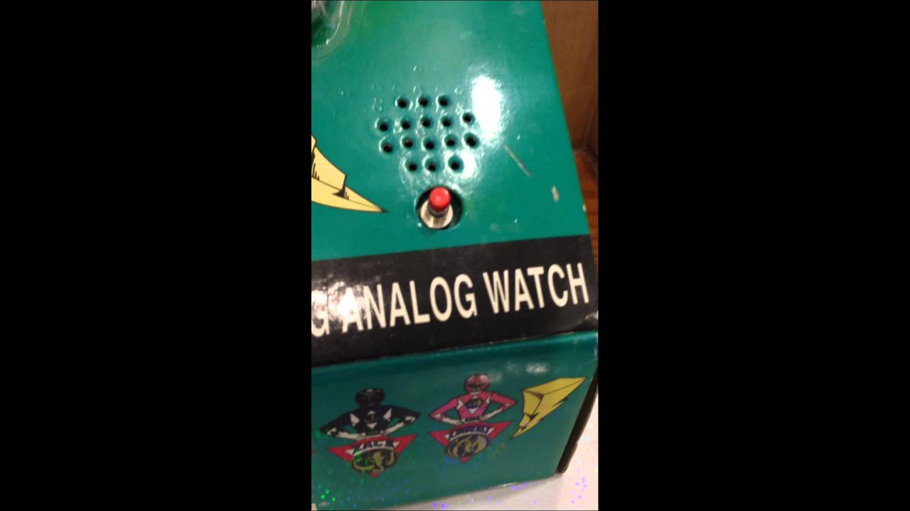 Mighty Morphin Power Rangers Communicator Watch Store Display - YouTube