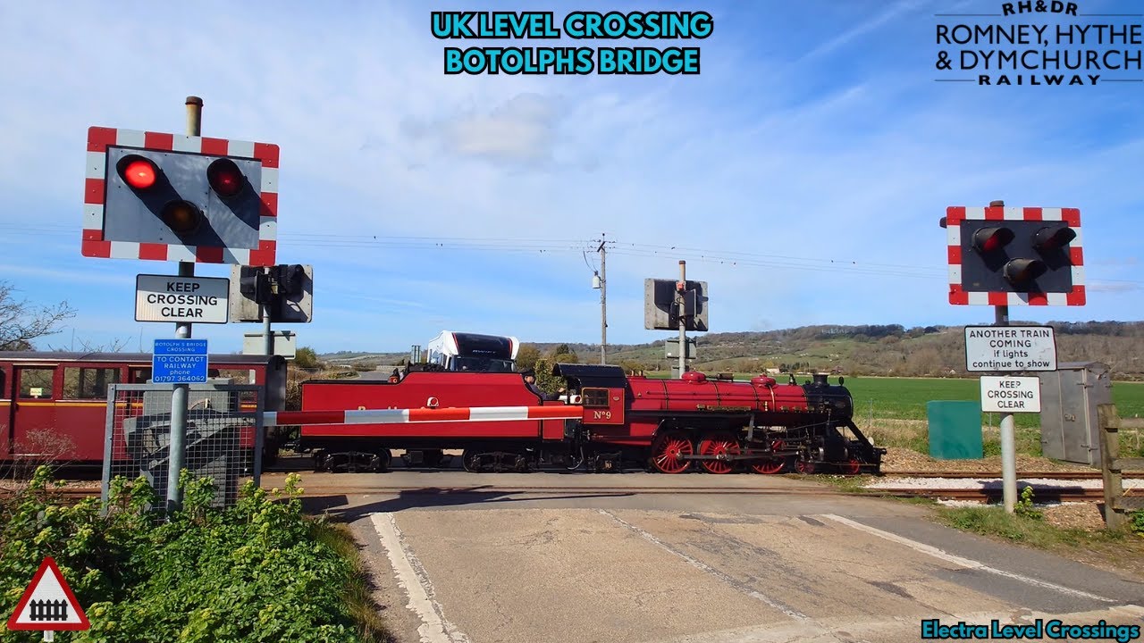 Botolphs Bridge Level Crossing, Kent (29/03/25) - YouTube