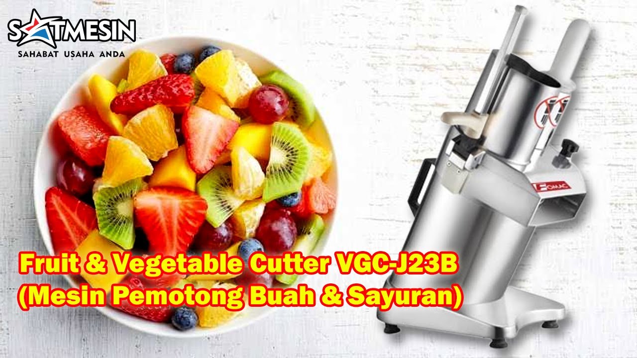 Fruit & Vegetable Cutter VGC-J23B (Mesin Pemotong Buah Dan Sayuran) - YouTube