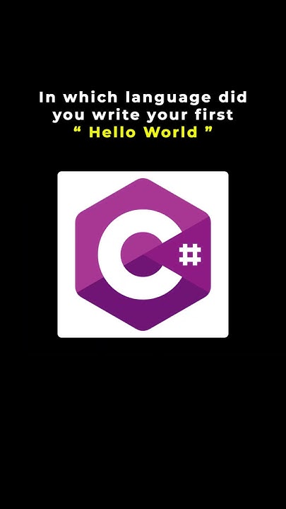 Which Programming Language Did You Write Your First Code In Code Programming Program Youtube