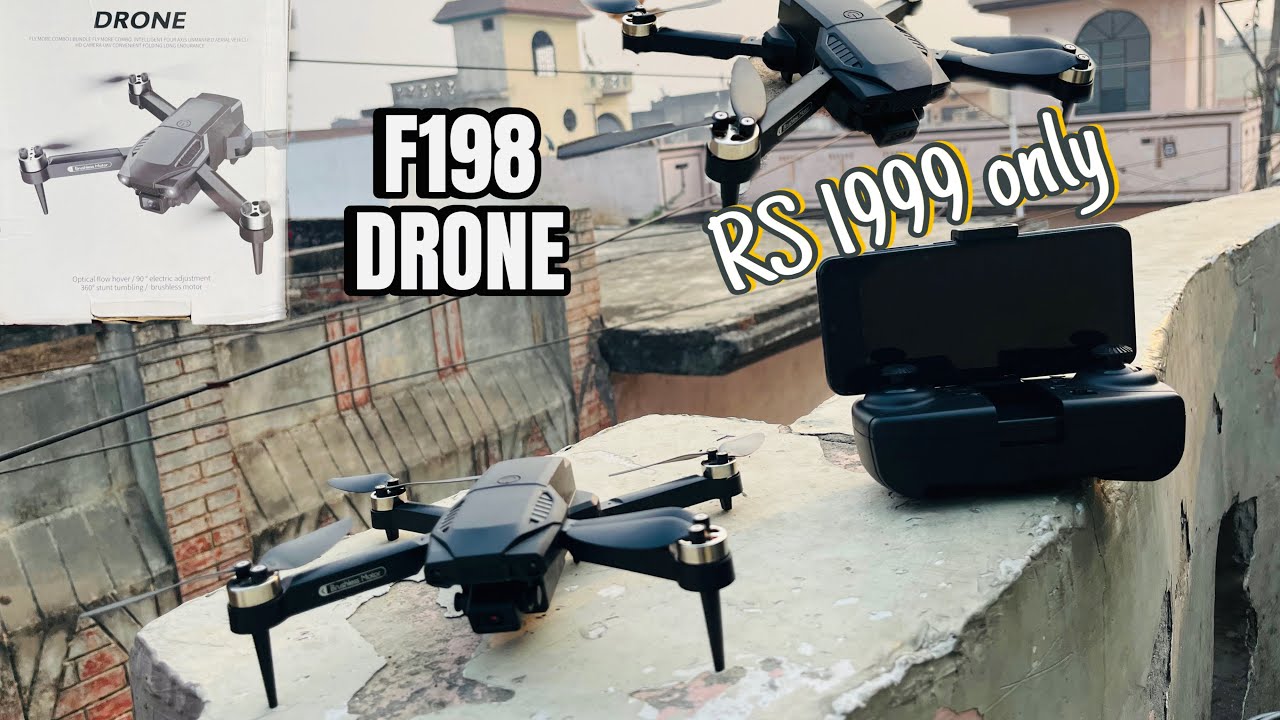 F198 DRONE UNBOXING AND REVIEW #drone #dronevideo - YouTube