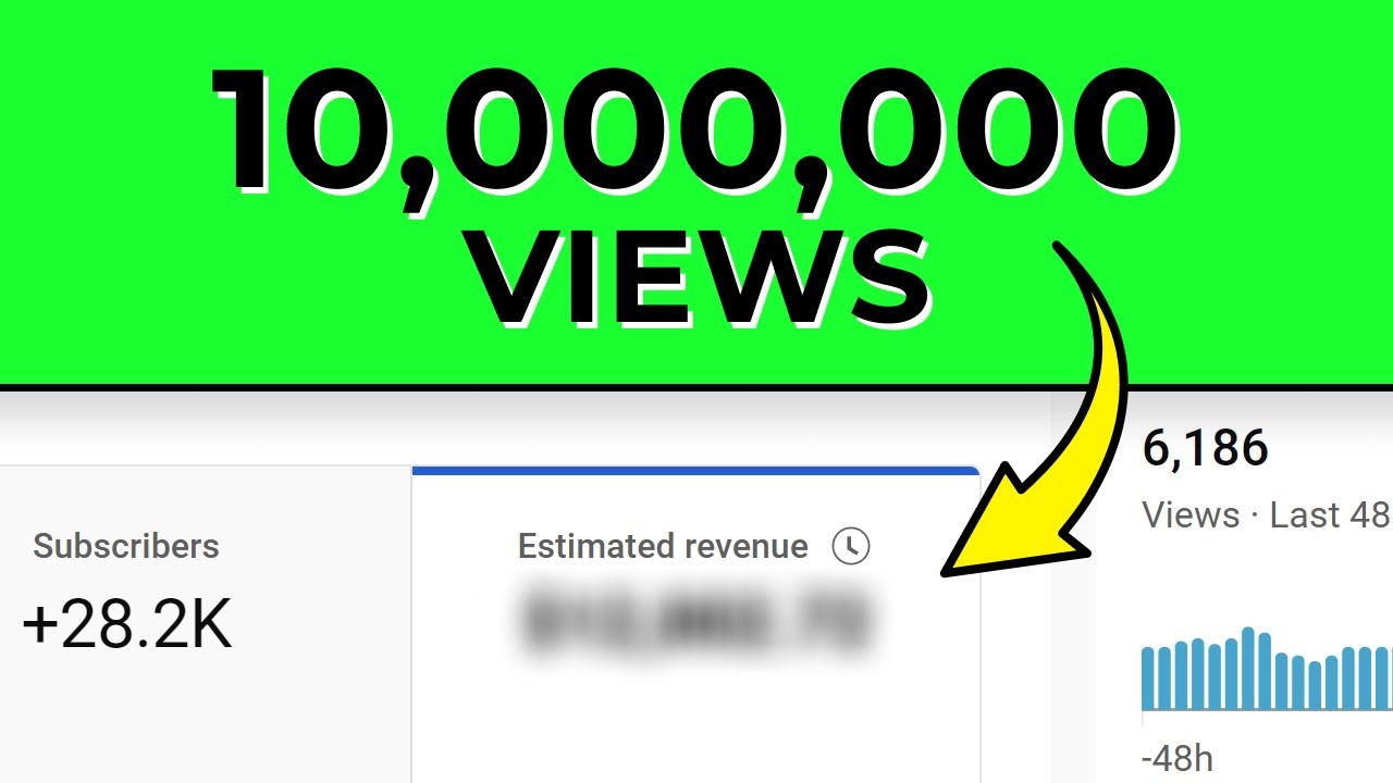 How much $$$ YouTube paid for my 10,000,000 view VIRAL VIDEO - YouTube