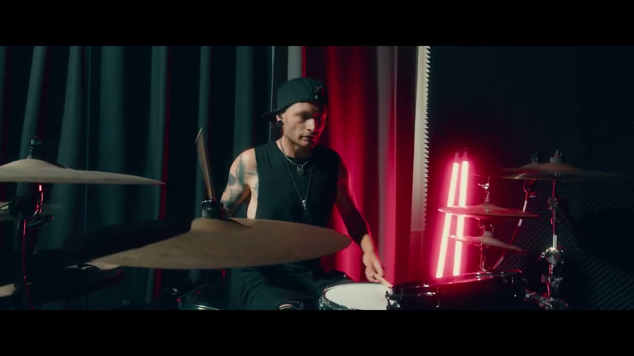 Benji Crow - AWAKE THE DREAMER - "Alone" (Drum Cover) - YouTube