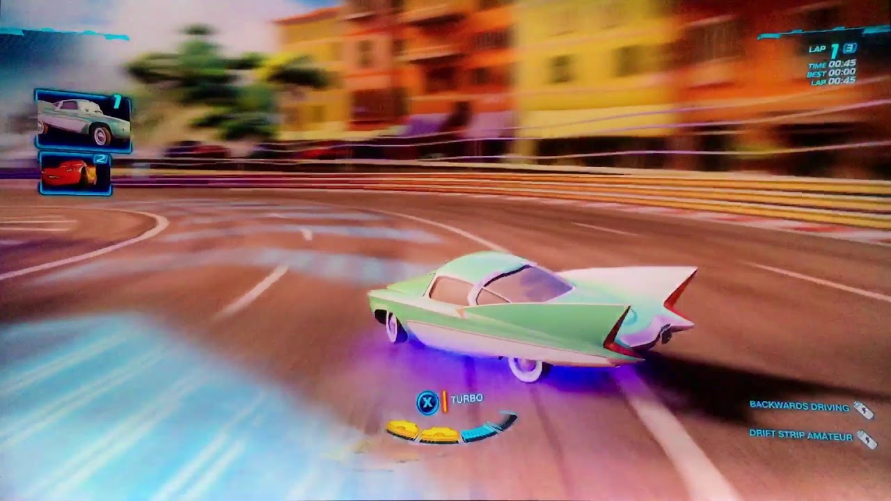 Cars 2 The Video Game | Flo-Mountain Run | - YouTube